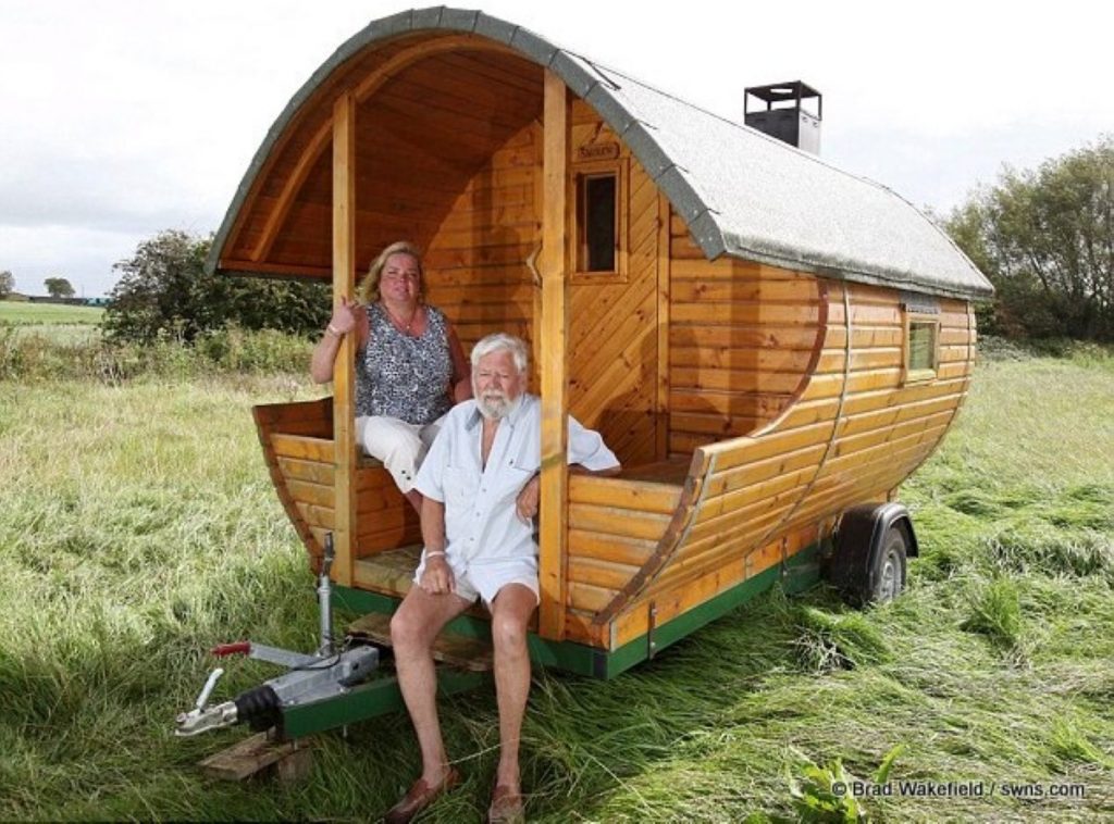 For sale: Caravan lover to cash in on mobile Finnish sauna