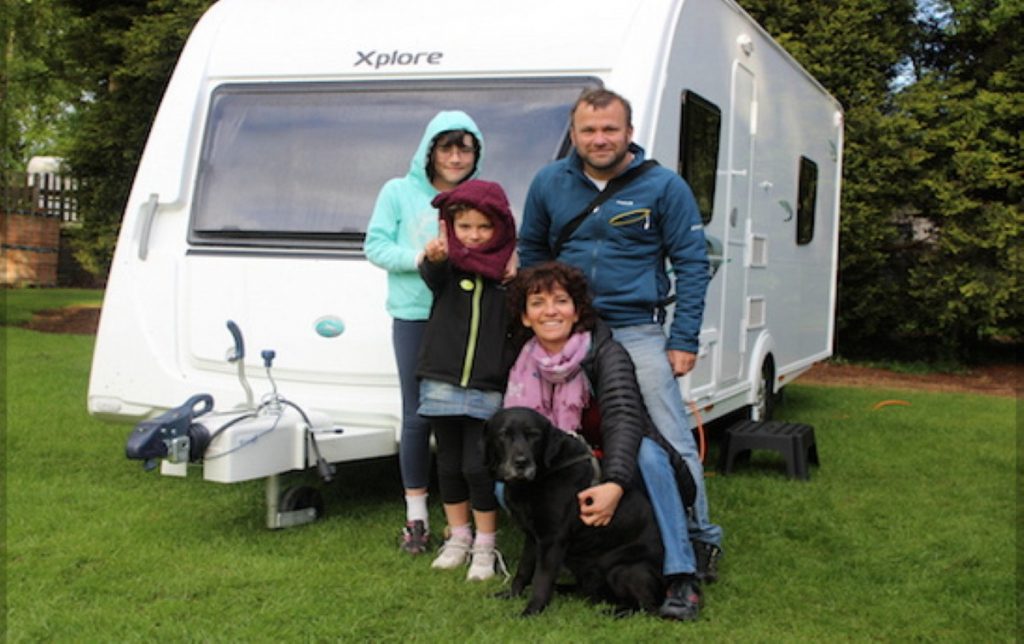 Family set to tour Europe in their caravan