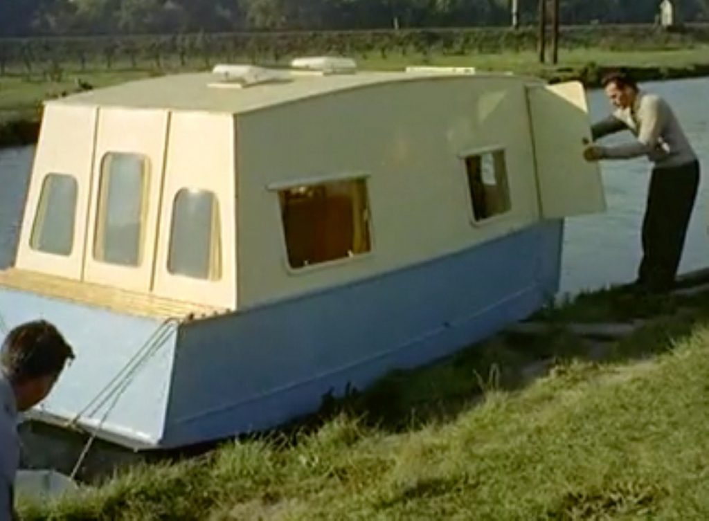 Sail away in the Otter amphibious caravan