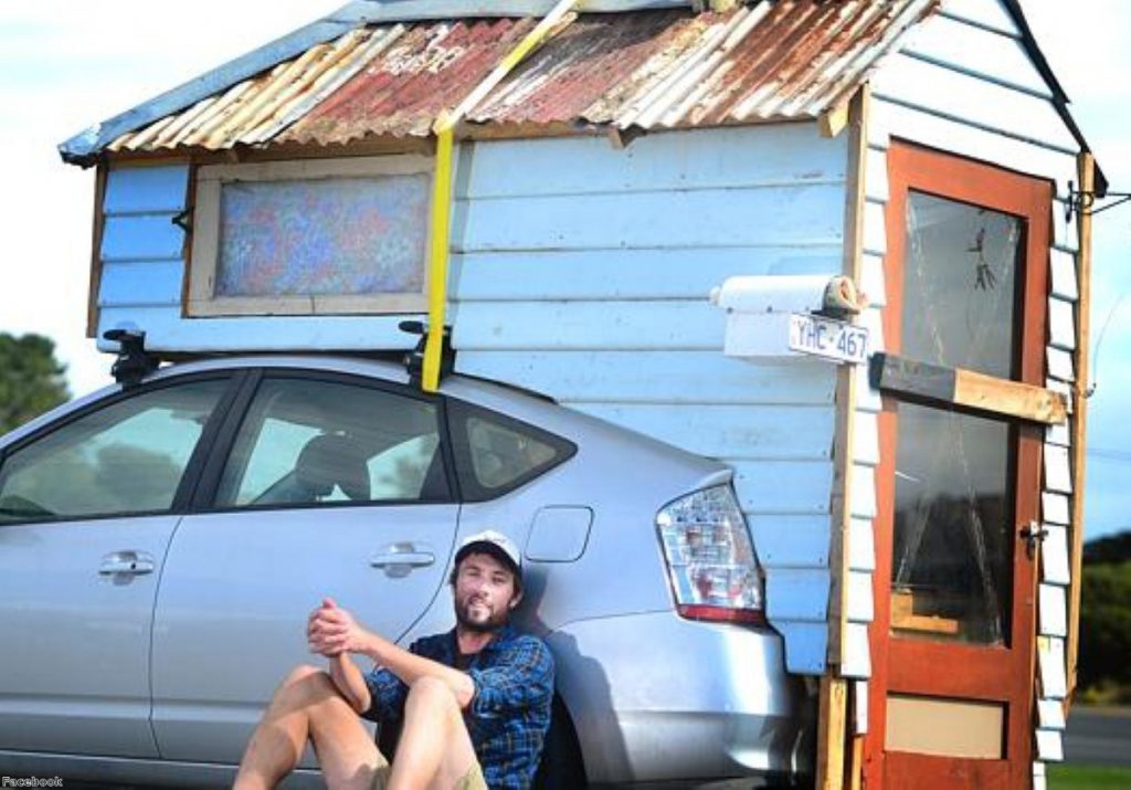 Toyota Prius converted into a campervan for music festival