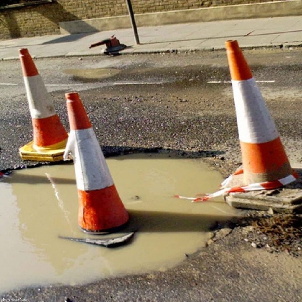 UK road survey shows potholes are getting deeper